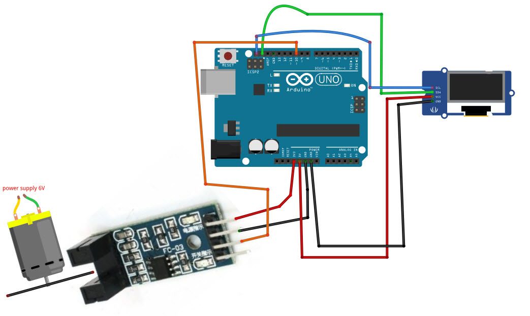 Control DC Motor With Encoder Optical Sensor Module FC-03 : 7 Steps ...