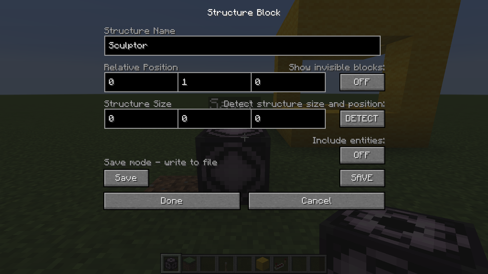 How to Use Structure Blocks for Building : 7 Steps - Instructables