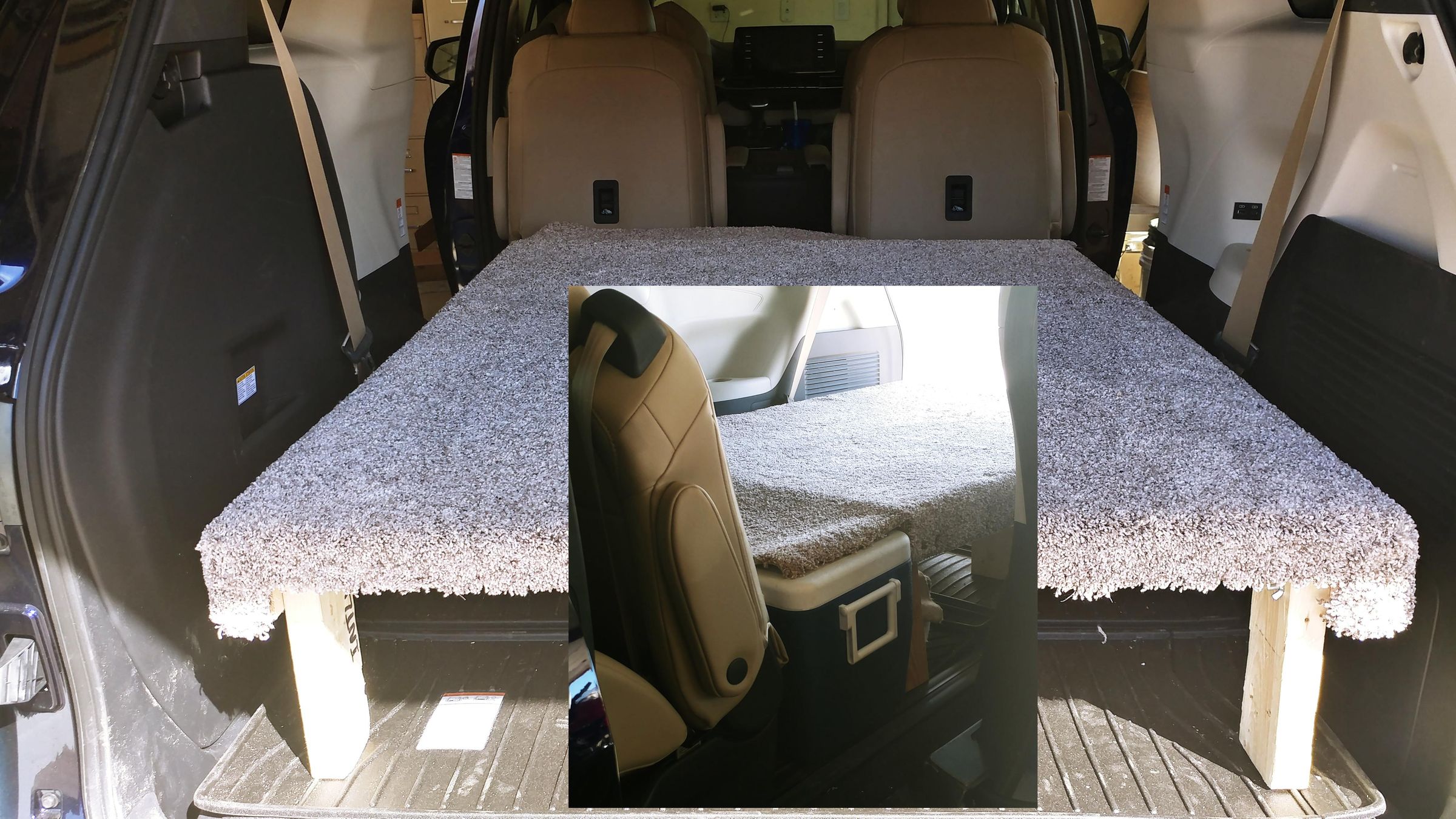 Upcycled Crate/Pallet Minivan Camping Bed : 7 Steps (with Pictures ...