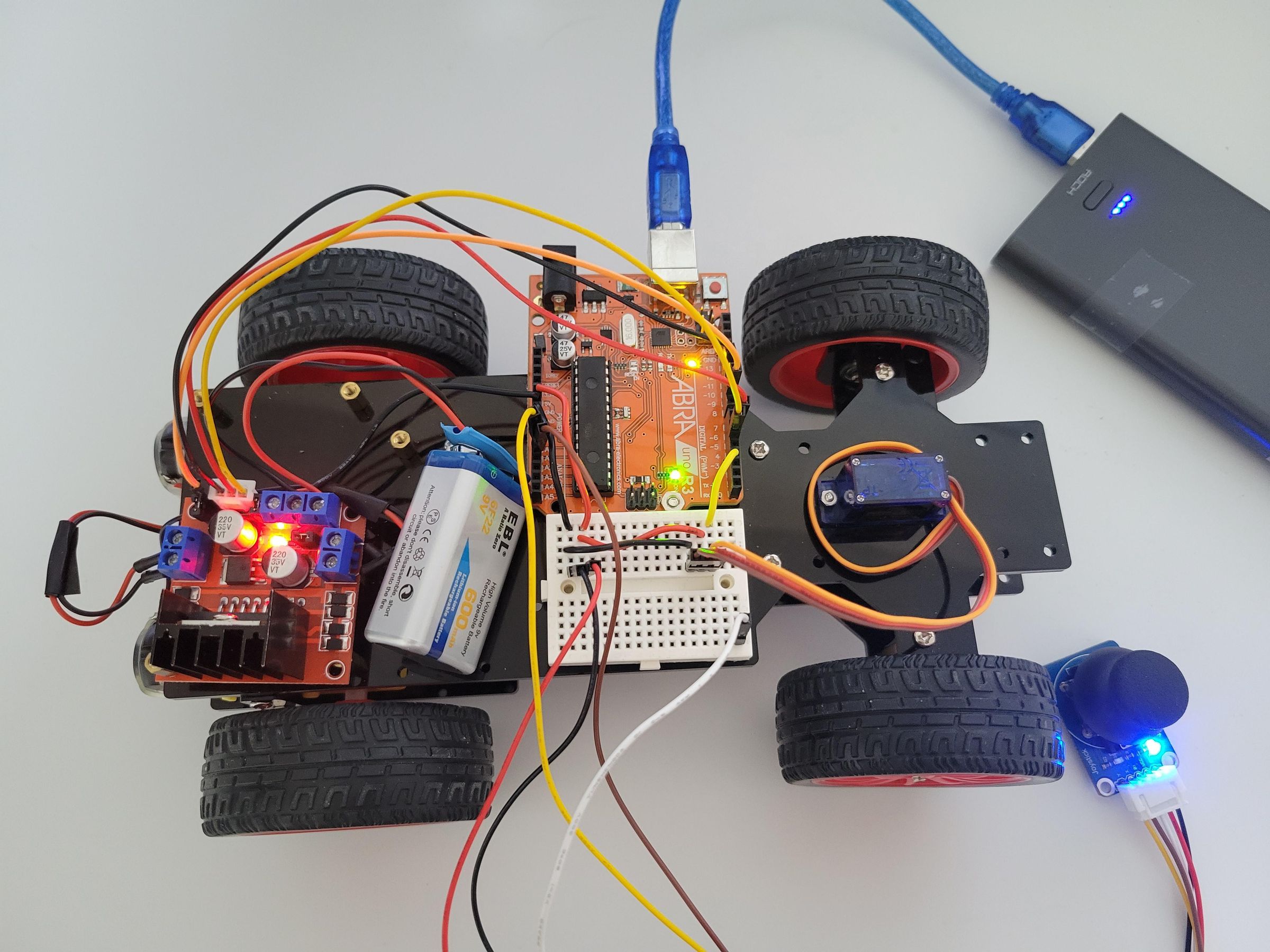 Joystick Controlled Car : 13 Steps (with Pictures) - Instructables