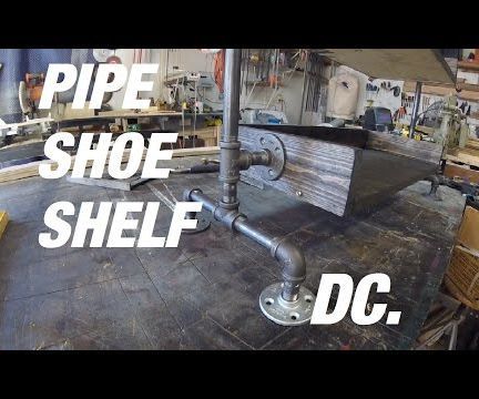 Plumbing Pipe/Wood Shelf. (VIDEO) - Instructables