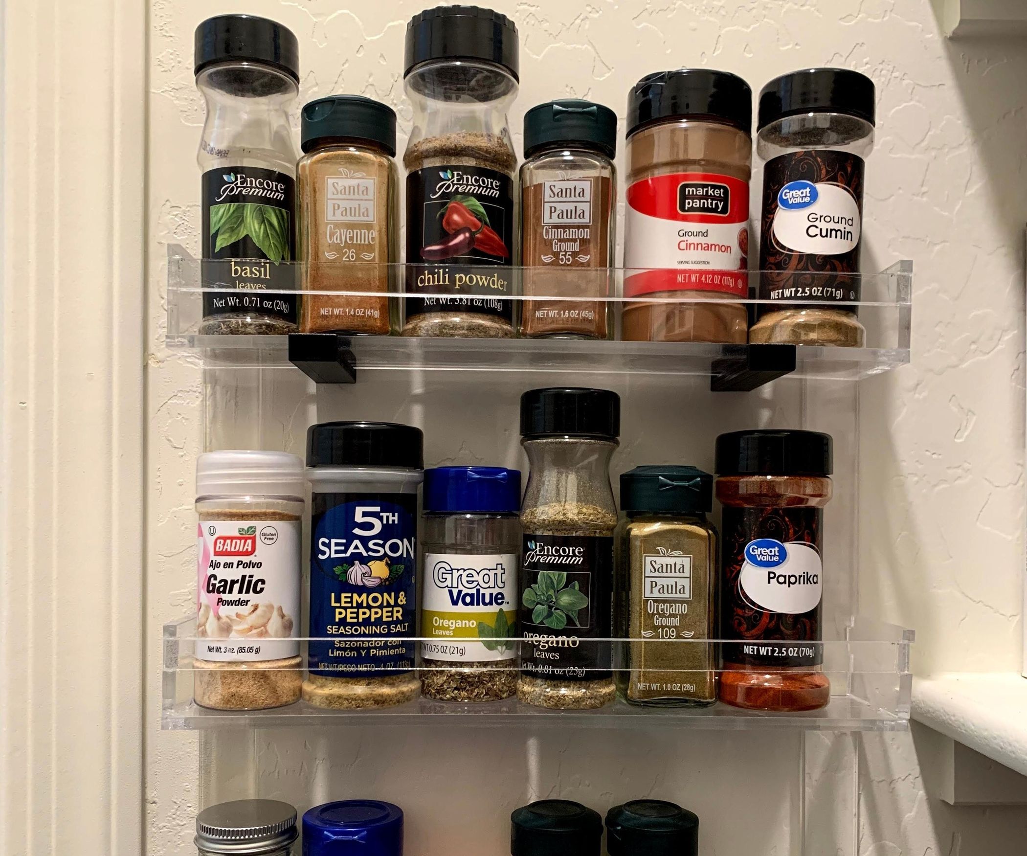 Spice Rack, Laser Cut From Acrylic : 6 Steps (with Pictures ...
