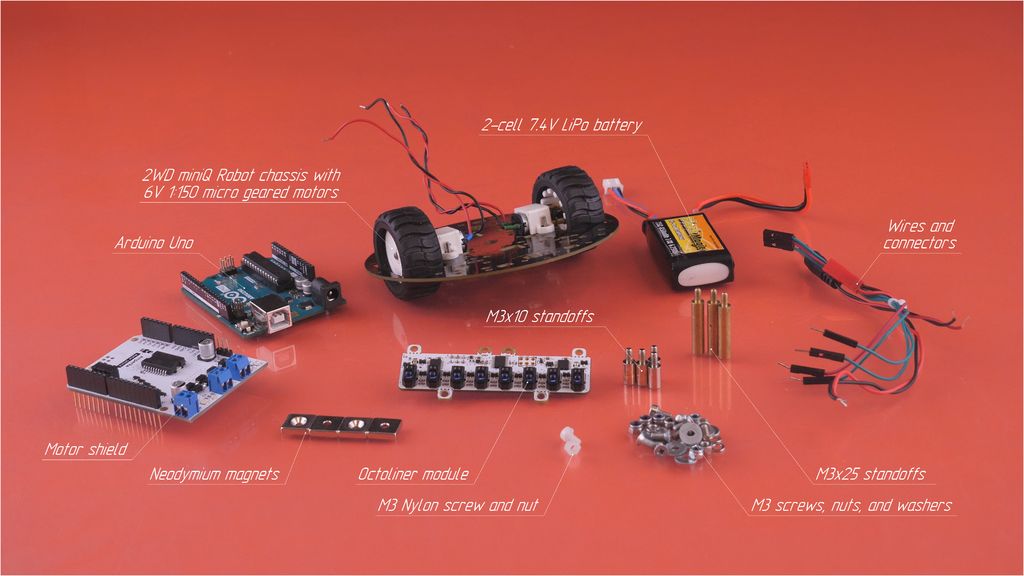 Arduino Line Follower Wallrides Classroom Whiteboard | Trybotics