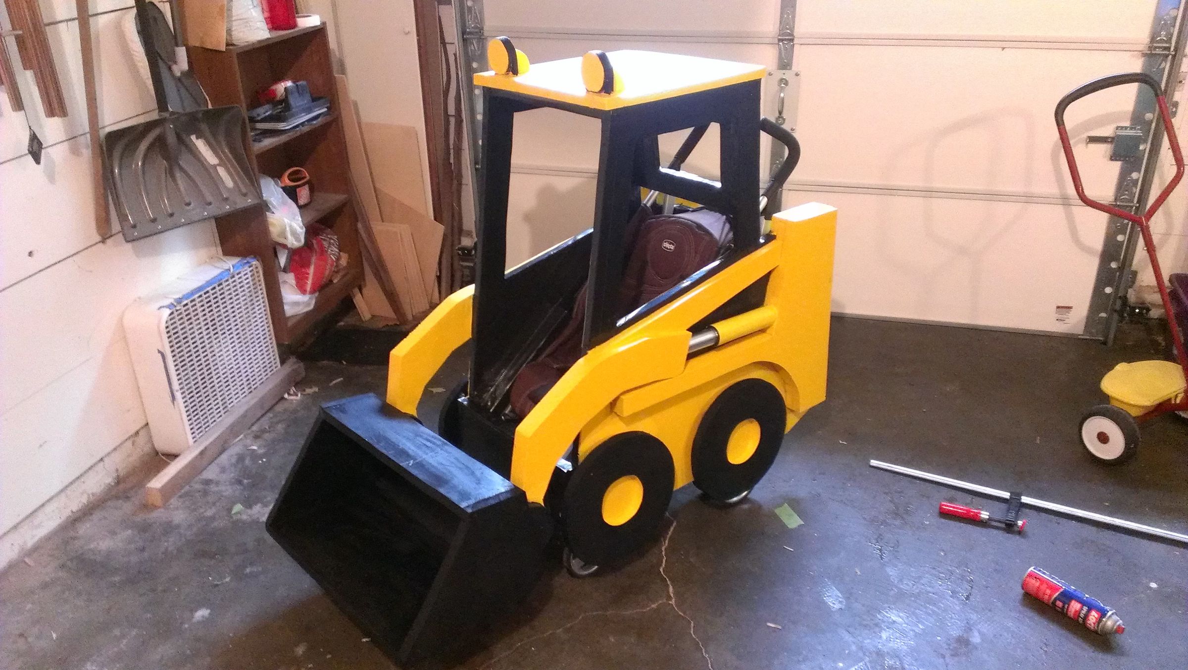 Skid Steer Costume (stroller Wrap) : 5 Steps - Instructables