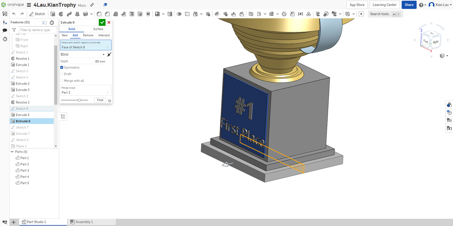 3D Trophy : 13 Steps - Instructables