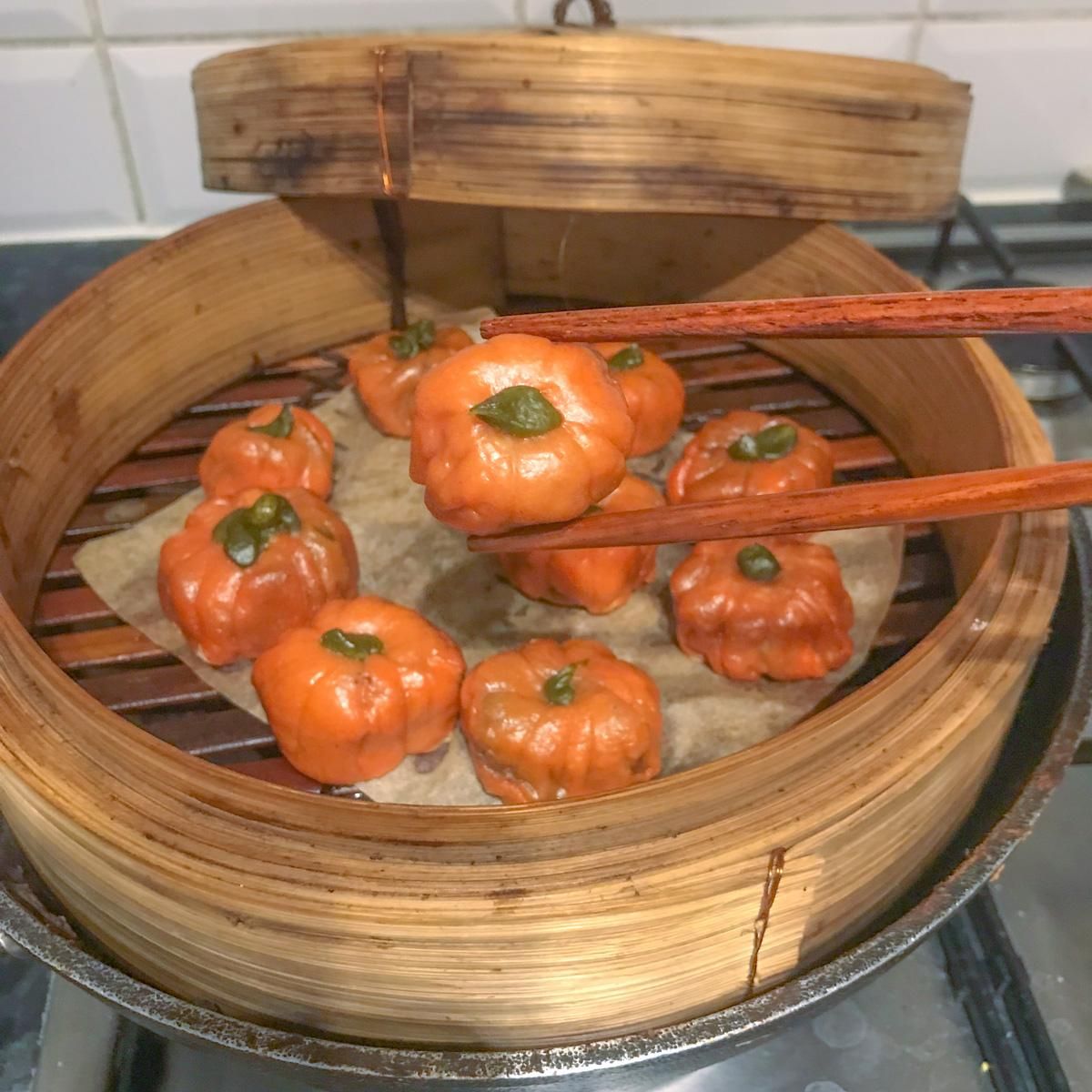 Delicious Steamed Pumpkin Filled Vegetarian Dumplings. : 6 Steps - Instructables