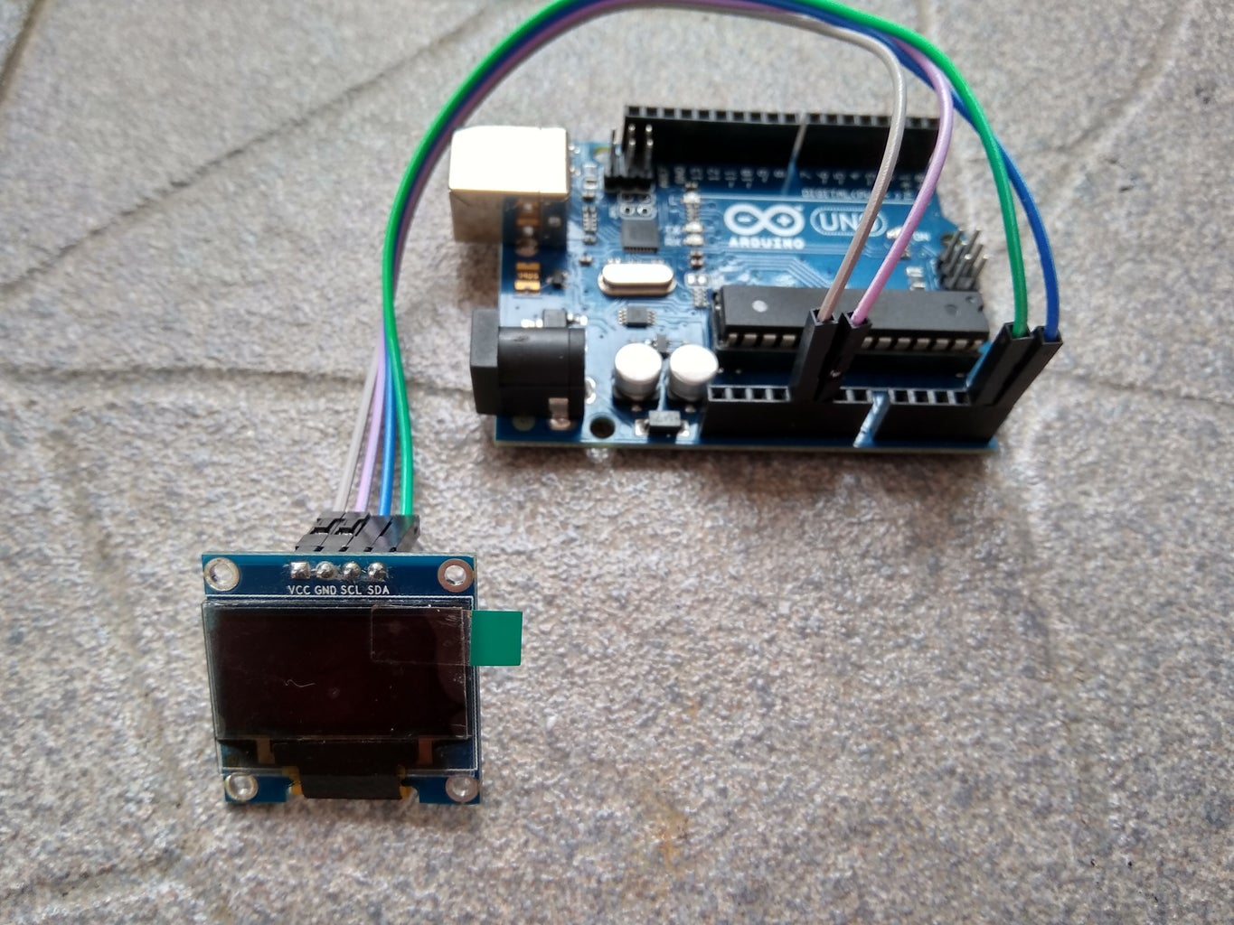 How To Control I2c Oled Display With Arduino 9 Steps With Pictures
