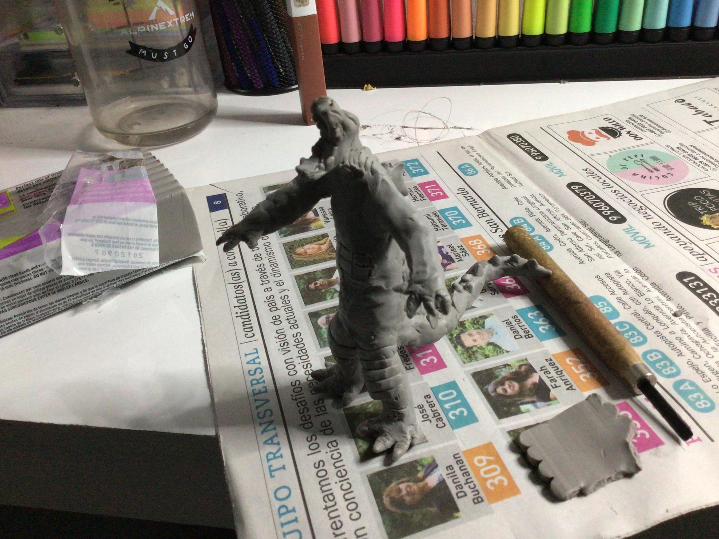 POLYMER GODZILLA 2021 : 12 Steps - Instructables