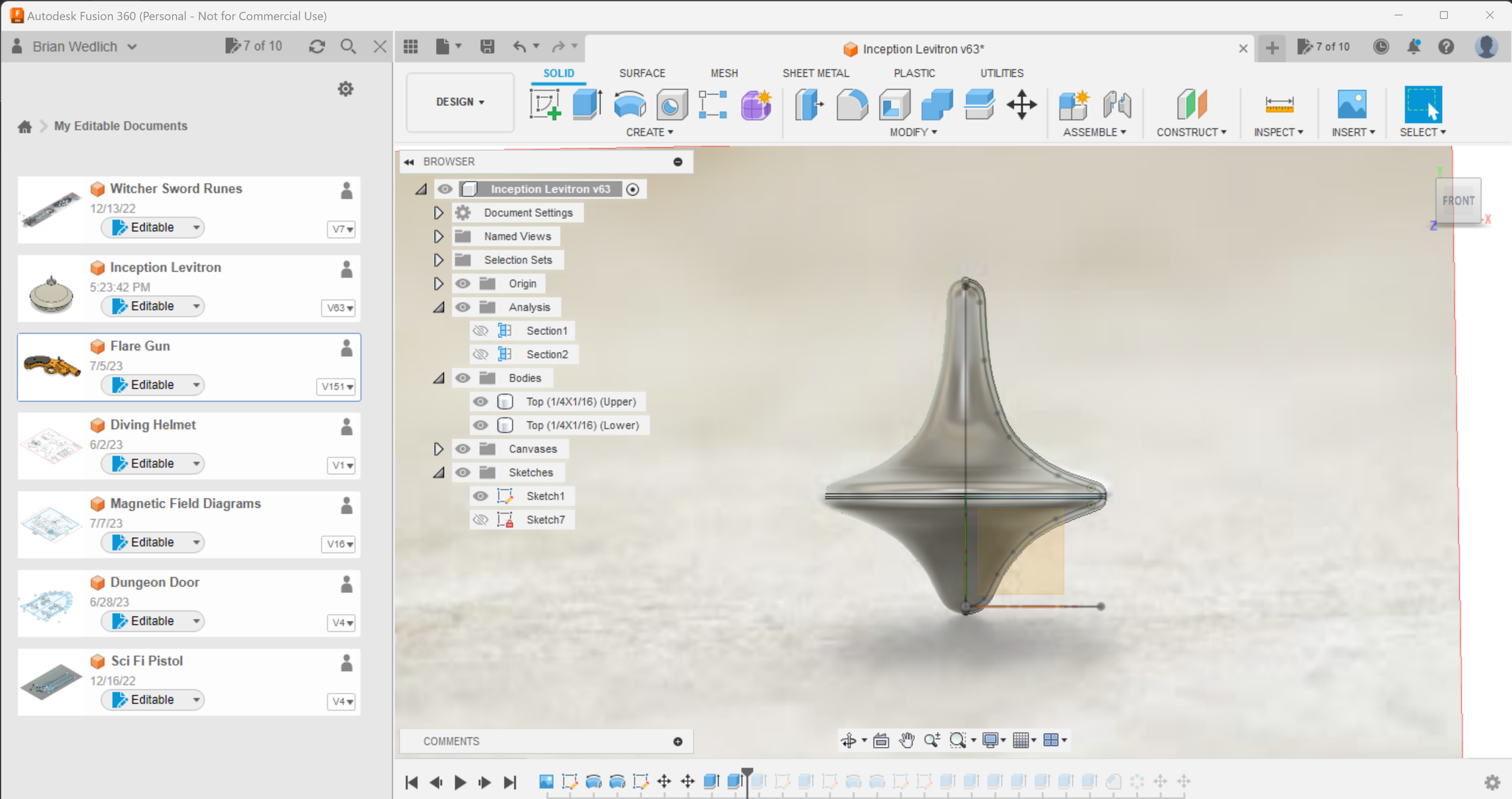 Inception Top With Magnetic Levitation : 13 Steps (with Pictures ...