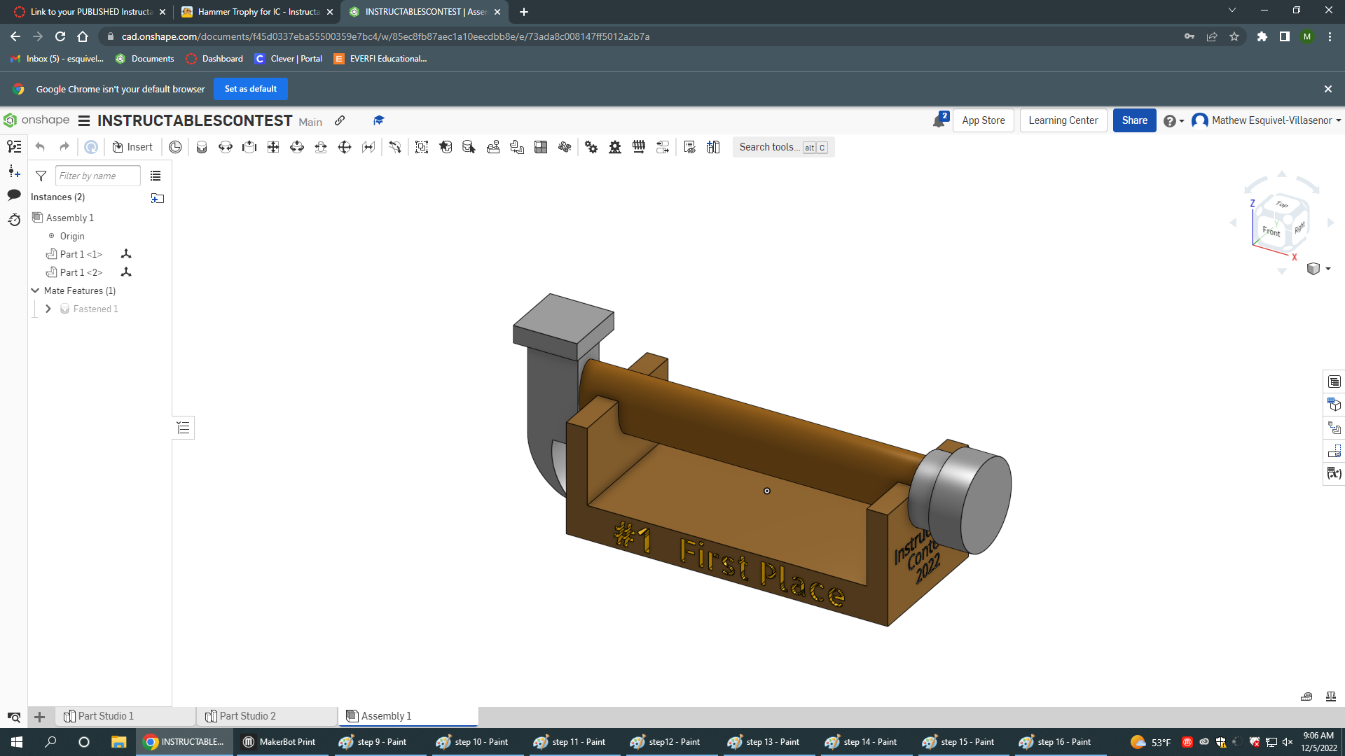 Hammer Trophy for IC : 16 Steps - Instructables