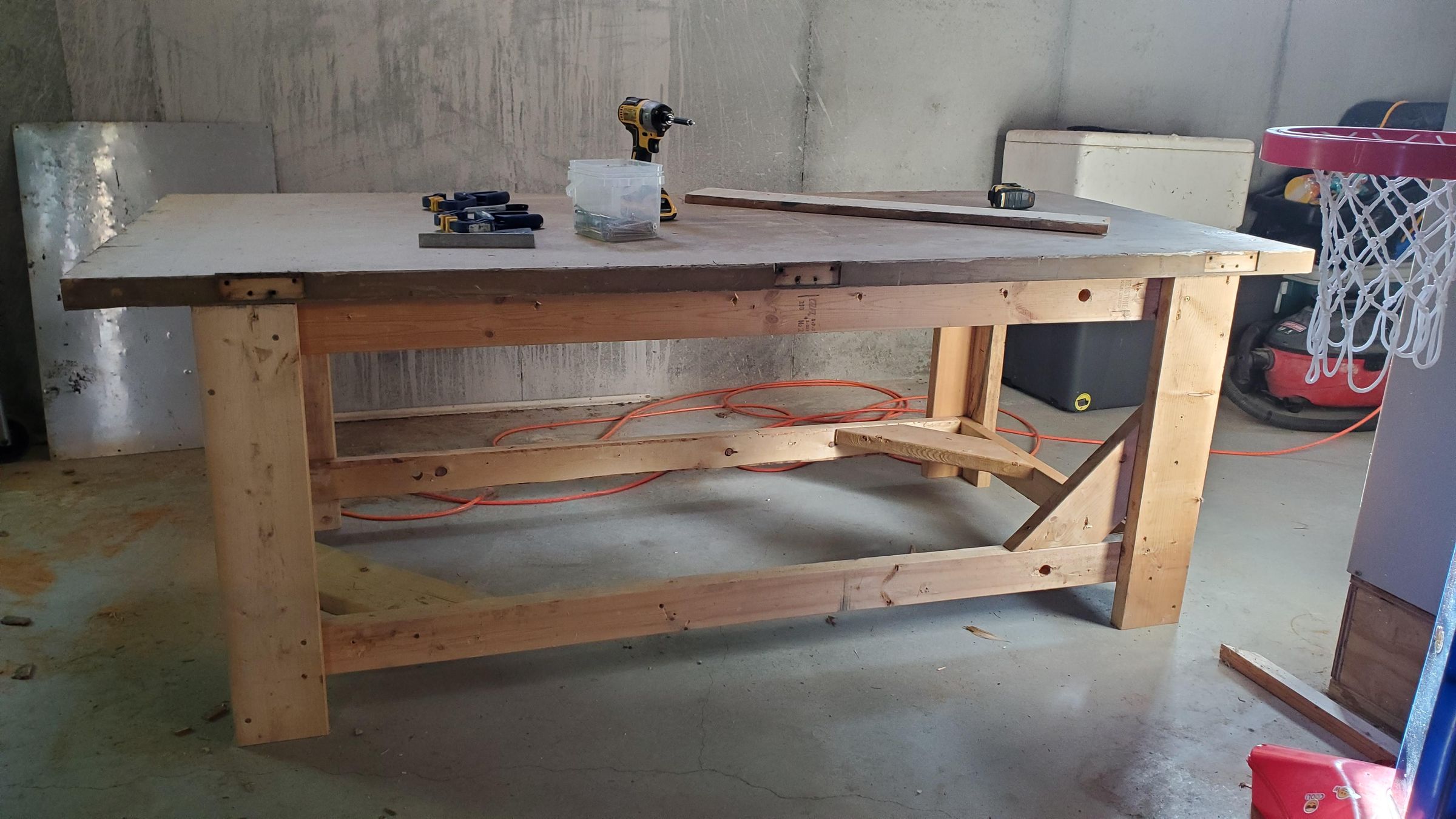 How to Build a Sturdy Workbench Inexpensively : 5 Steps (with Pictures ...