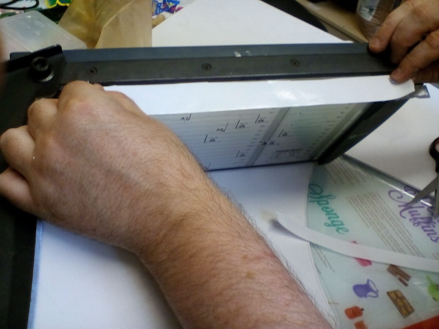 Paper Cutter Cuts Off Fingers