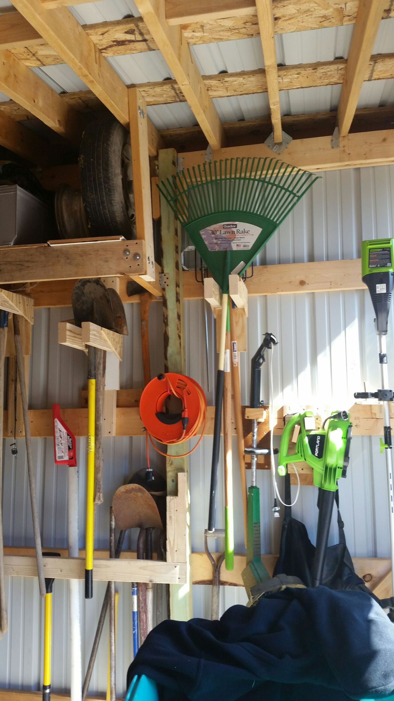 Long Handle Tool Storage Rack : 3 Steps (with Pictures) - Instructables