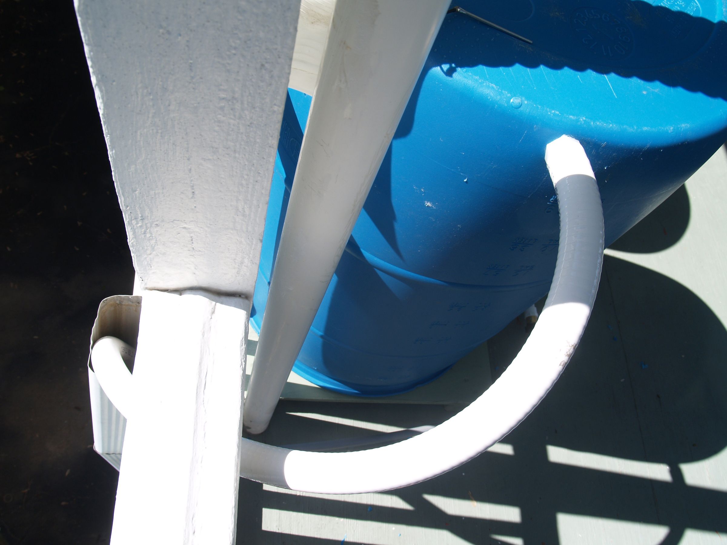 Elevated Dual Barrel Rainwater Collection System : 11 Steps - Instructables