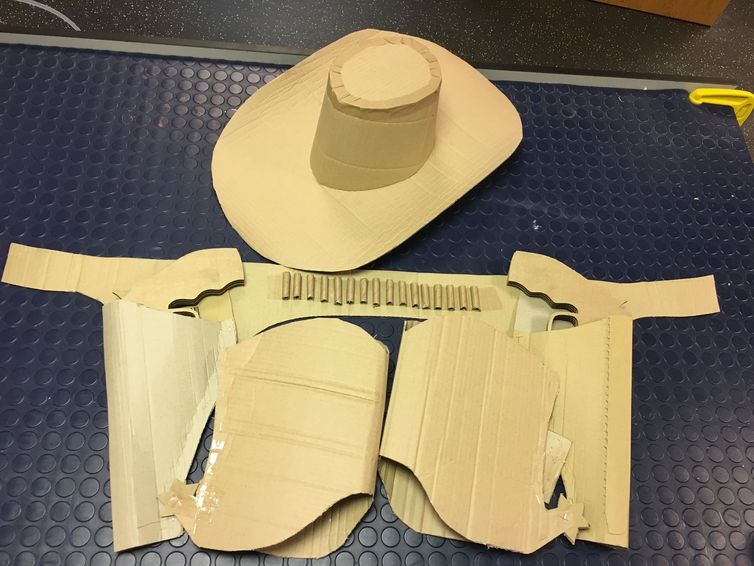 Cardboard Cowboy Costume : 6 Steps - Instructables