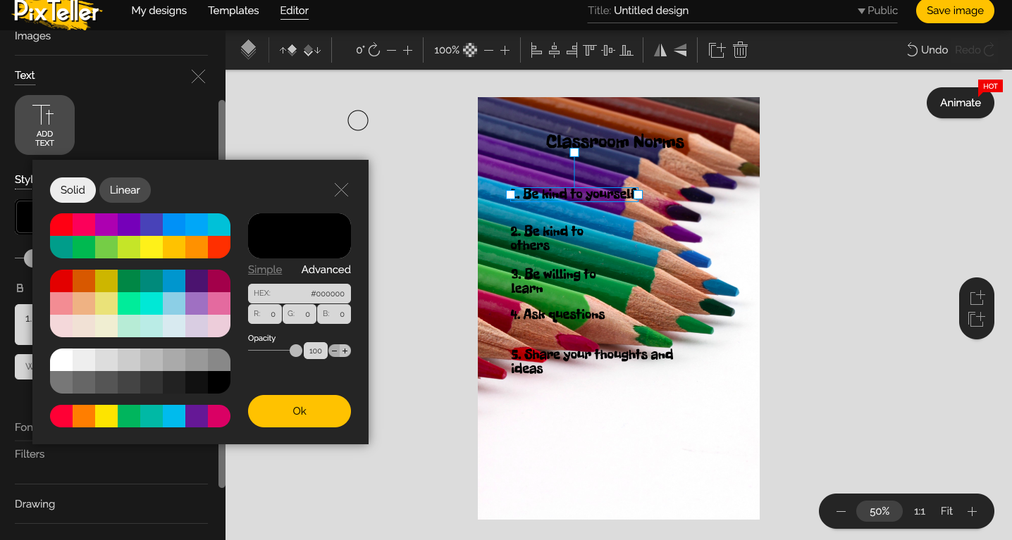 How to Create a Classroom Norms Poster : 8 Steps - Instructables