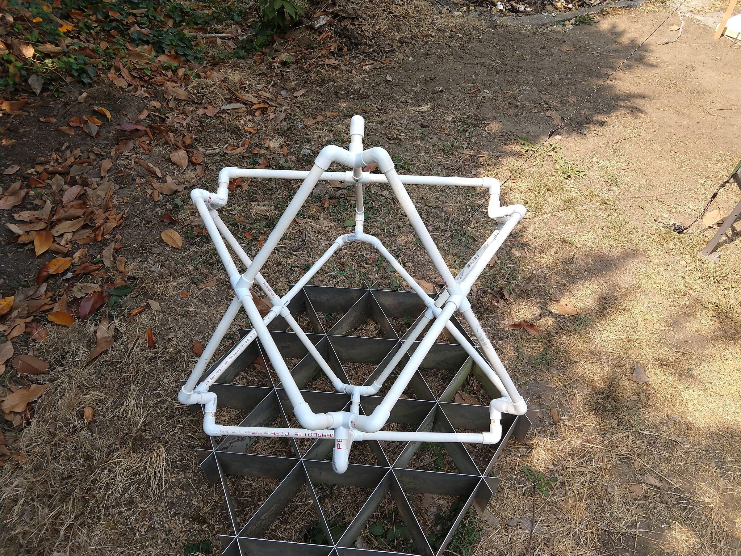 PVC Pipe Star Tetrahedron : 3 Steps - Instructables