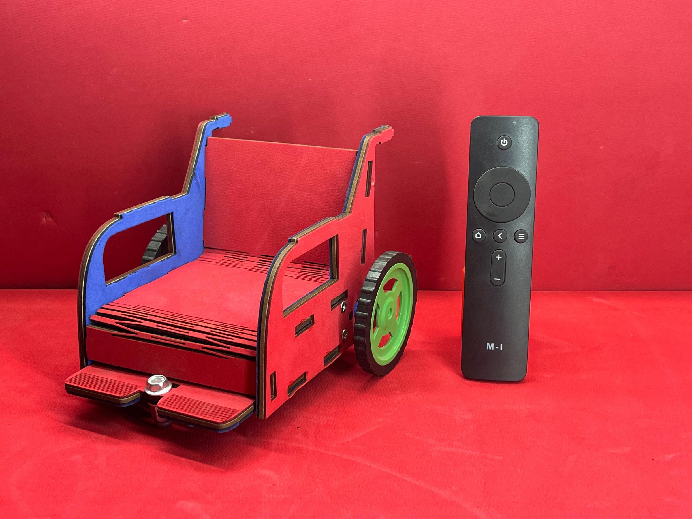 IR Remote Controlled Wheel Chair for Disabled Person : 9 Steps ...