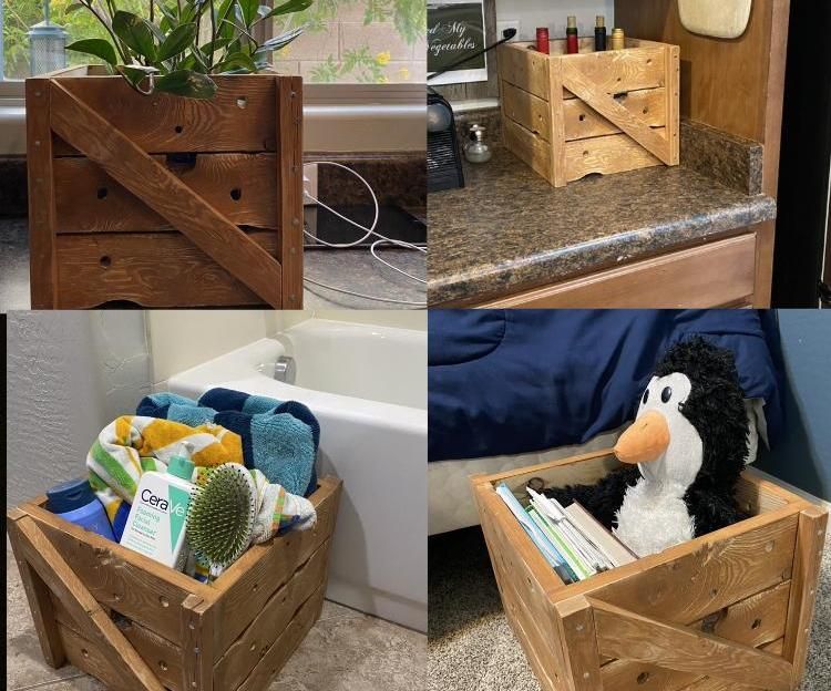 Make a DIY Vintage Wooden Storage Crate! : 9 Steps (with Pictures ...