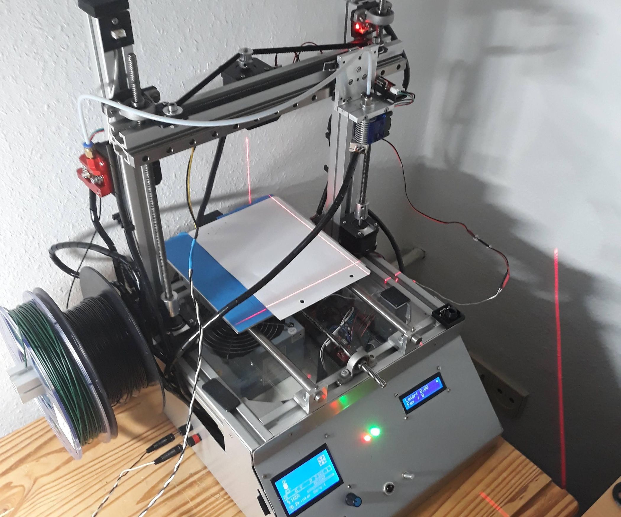 Homemade 3D Printer / Laser Engraver : 9 Steps (with Pictures ...