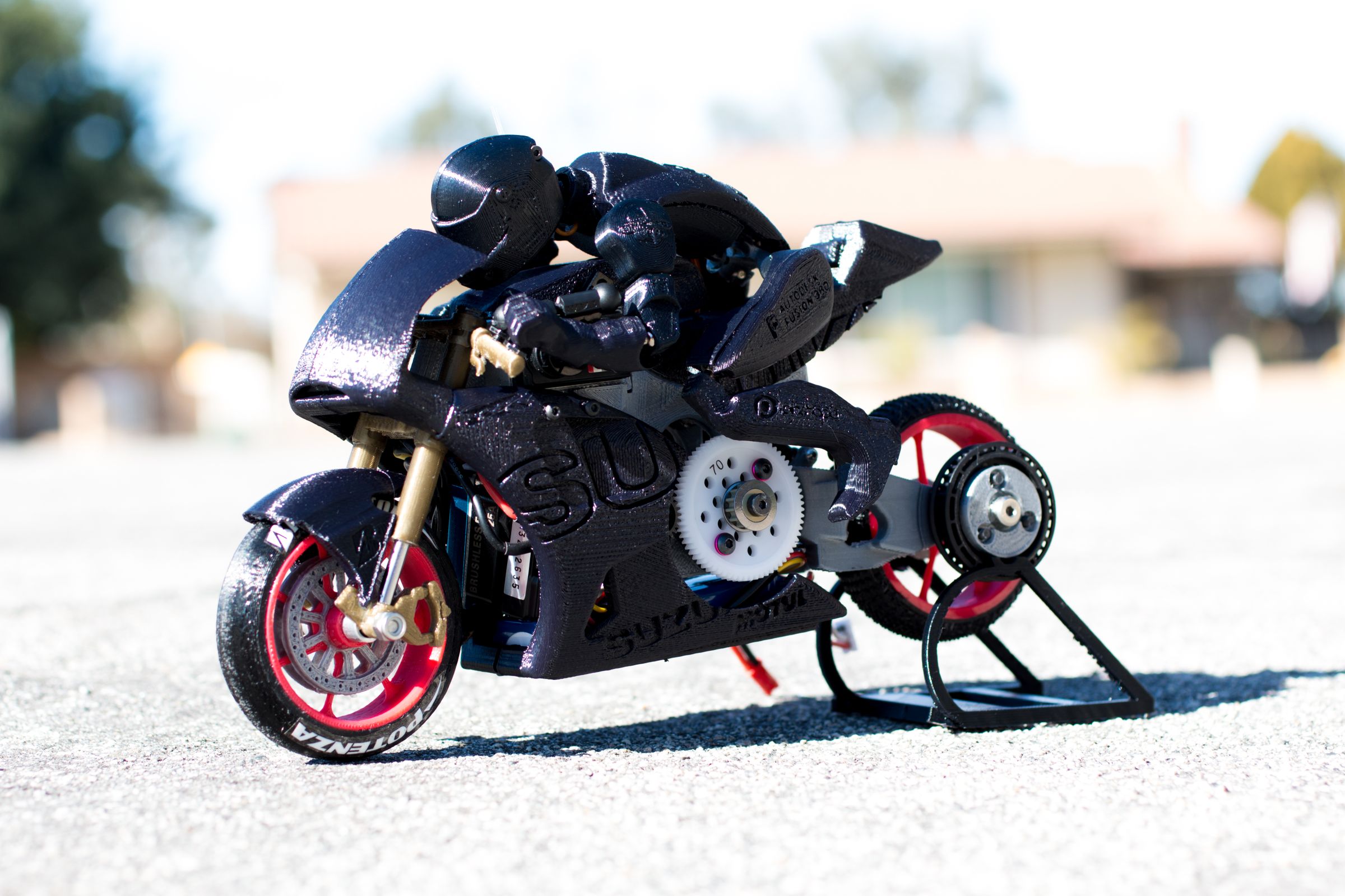 3d Printed RC Motorcycles: 2016 Ducati Draxter and 2016 Suzuki GSX-RR ...