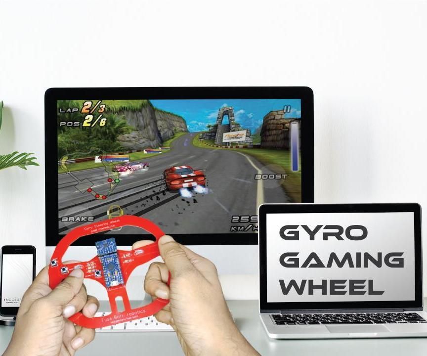 Make Steering Wheel Game Controller : 7 Steps (with Pictures ...