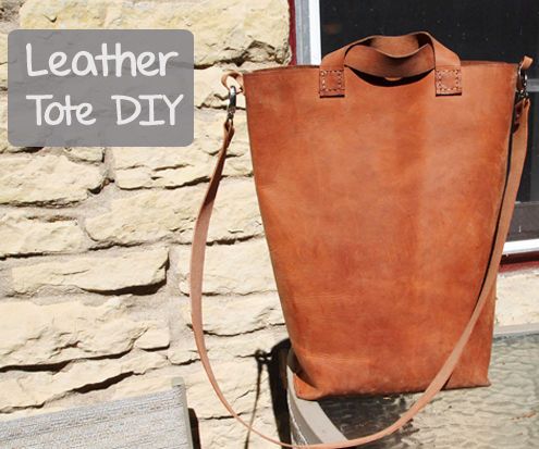 Leather Tote - DIY : 7 Steps (with Pictures) - Instructables