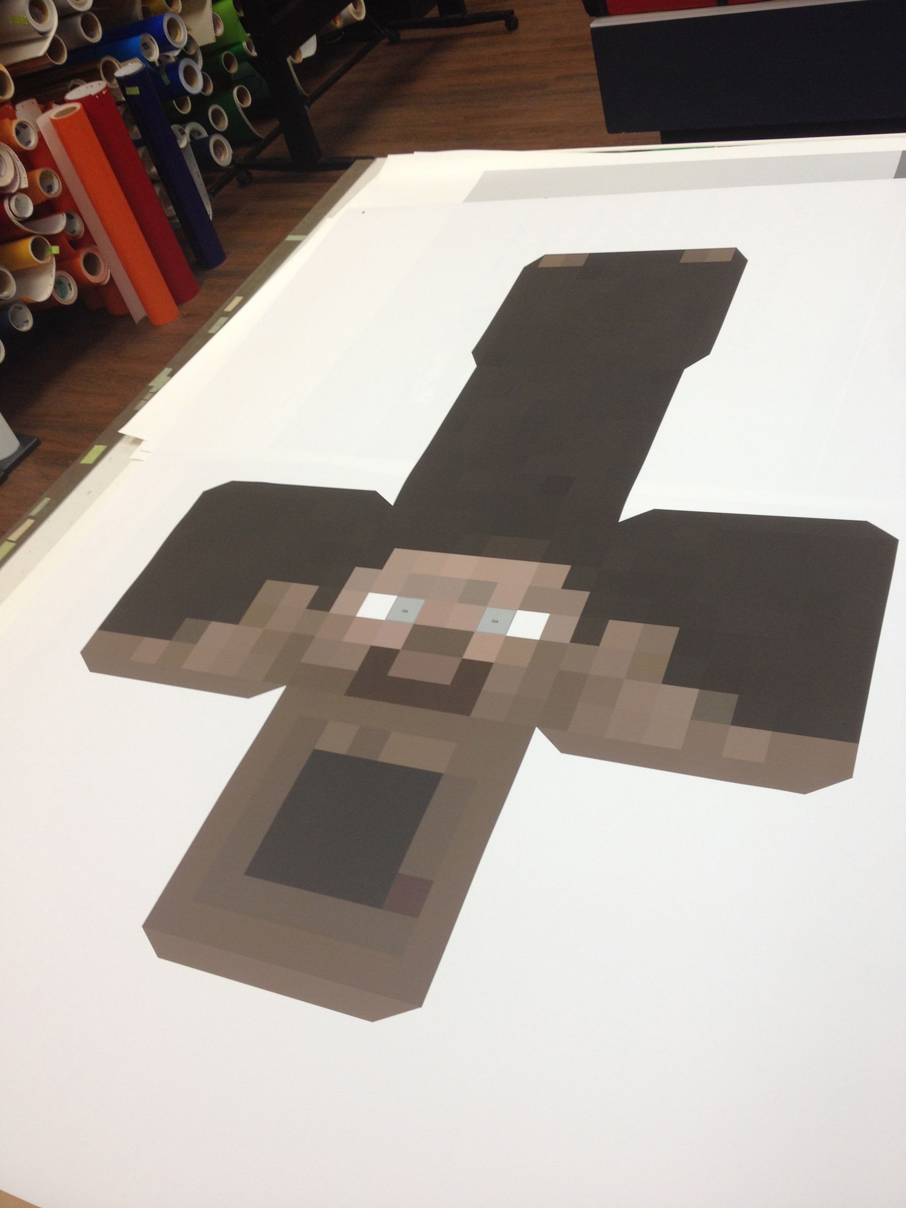 Minecraft Steve Stable Head Build : 10 Steps - Instructables