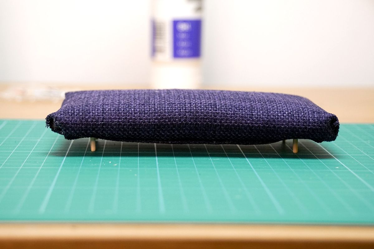 DIY Miniature Sofa! | How to Make Your Own Tiny Comfy Couch : 15 Steps ...