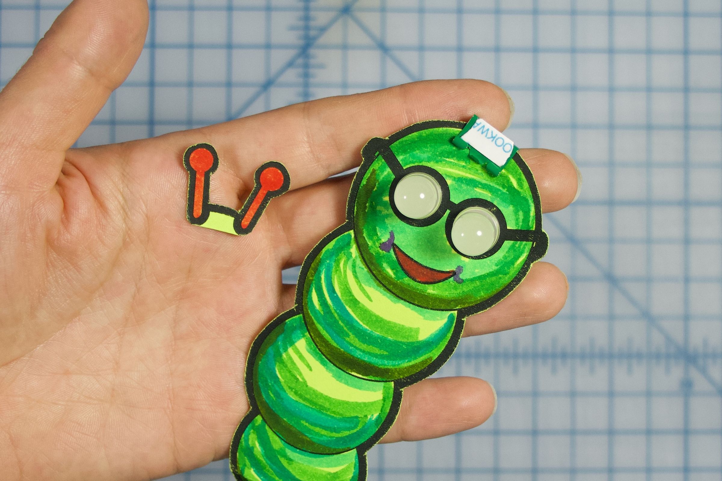 BookWorm Light-Up Book Light and Bookmark : 13 Steps (with Pictures ...