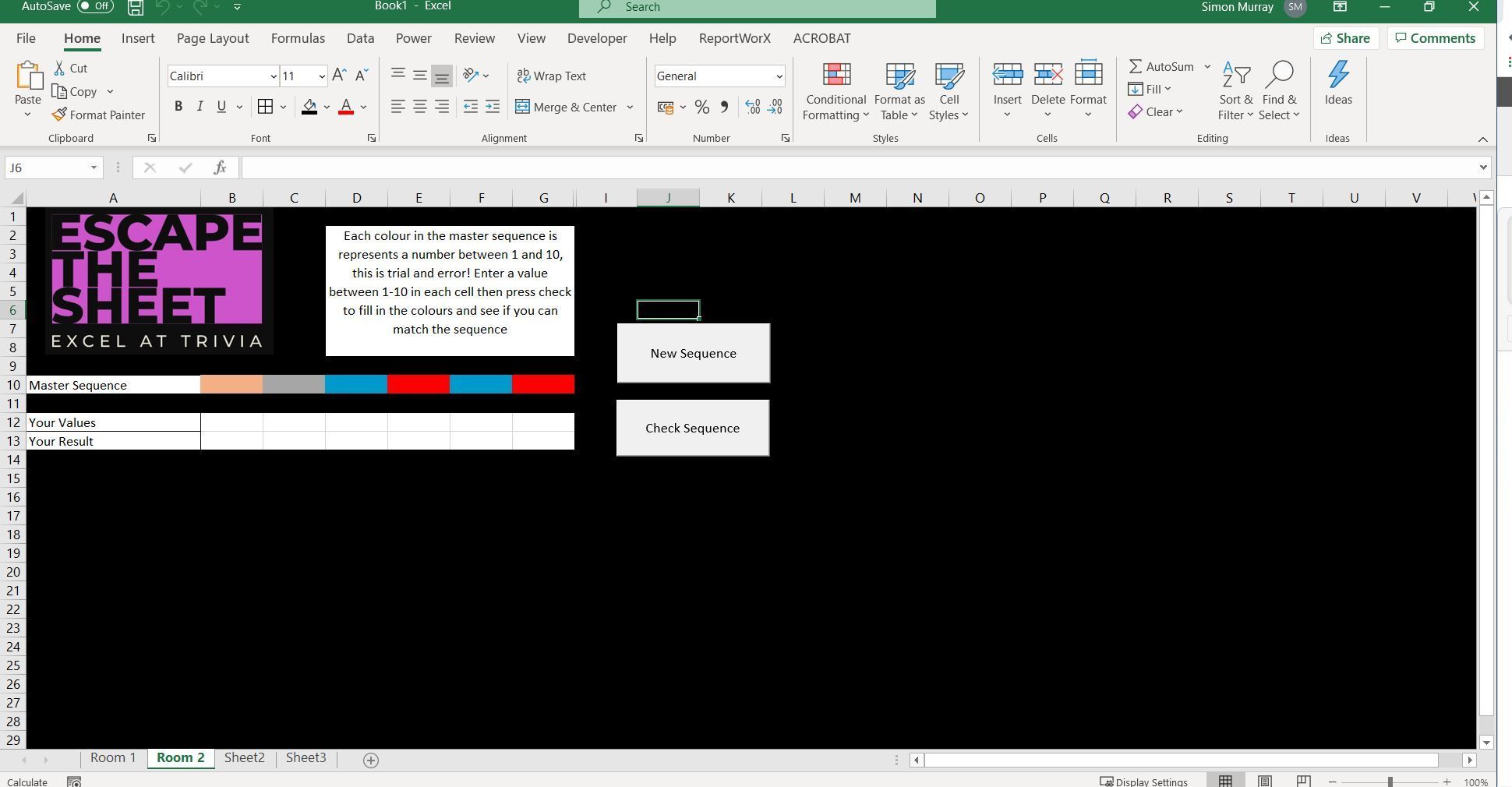 Escape the Sheet (Excel Puzzle) : 5 Steps (with Pictures) - Instructables