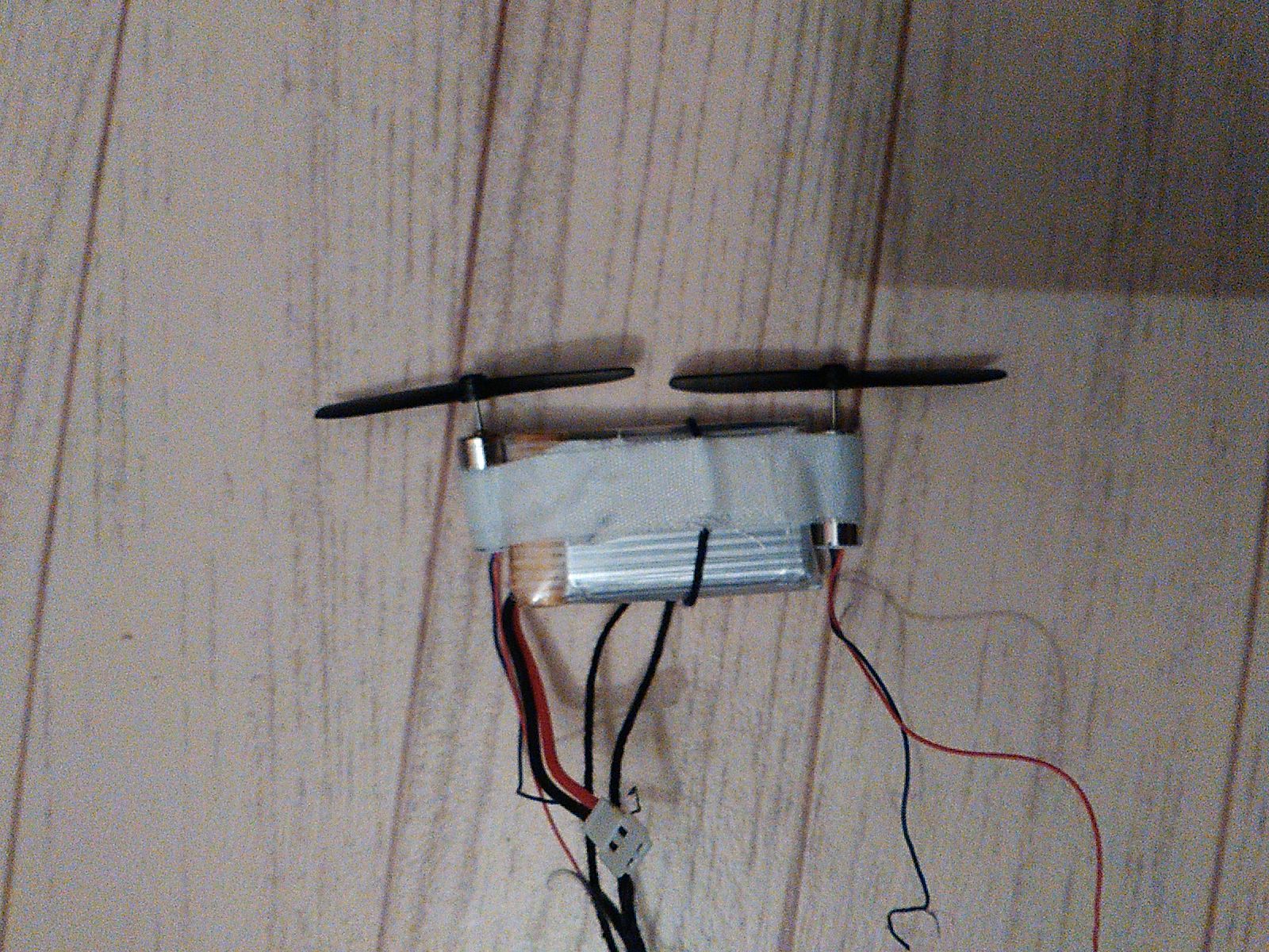I Made the Flying Battery - Simplest Bi-rotor Plane - Instructables