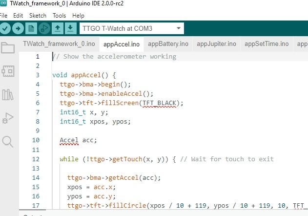 Lilygo T-Watch 2020 Arduino Framework : 5 Steps - Instructables