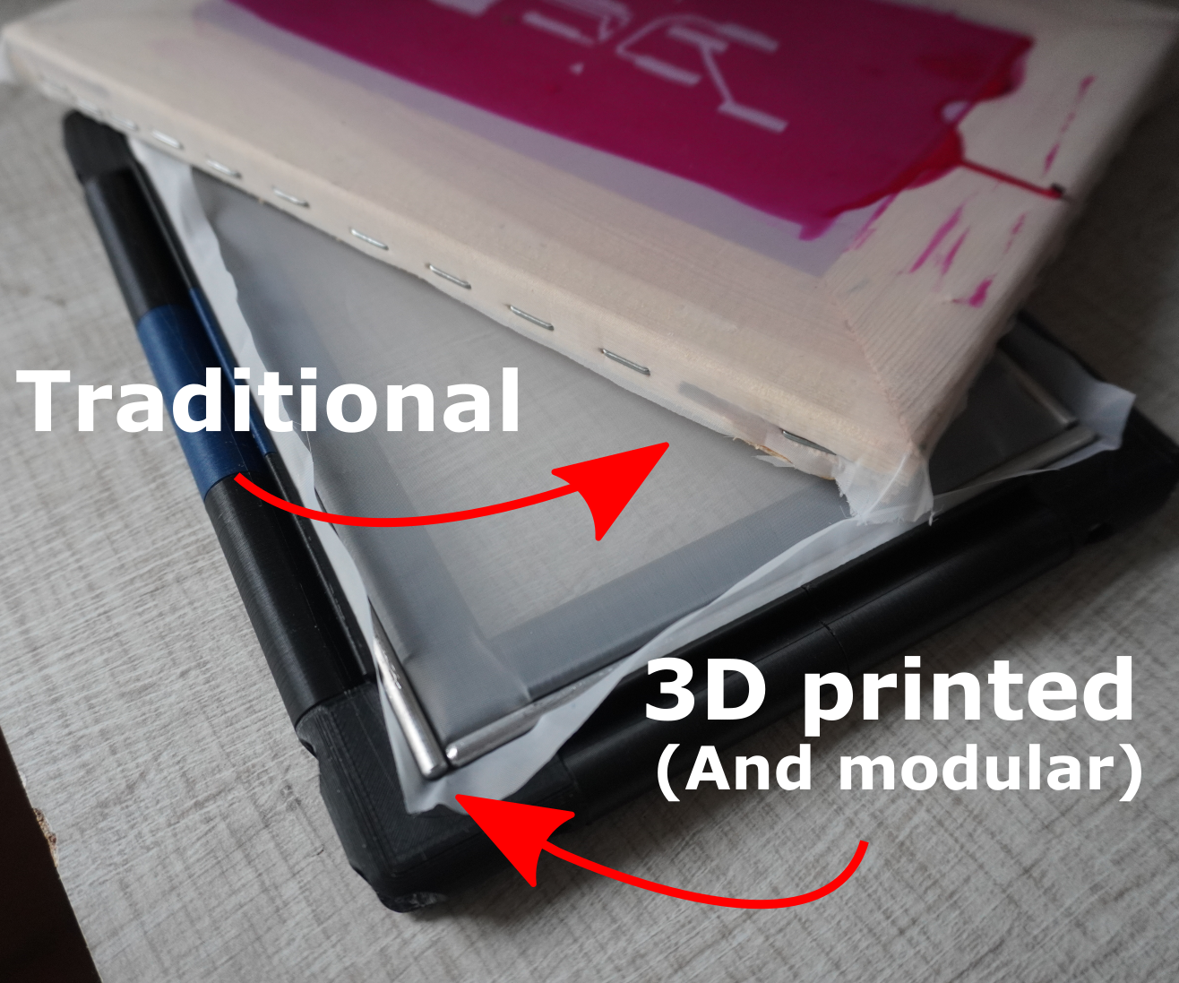 3D Printed Modular Frame for Screen-printing : 7 Steps (with Pictures ...