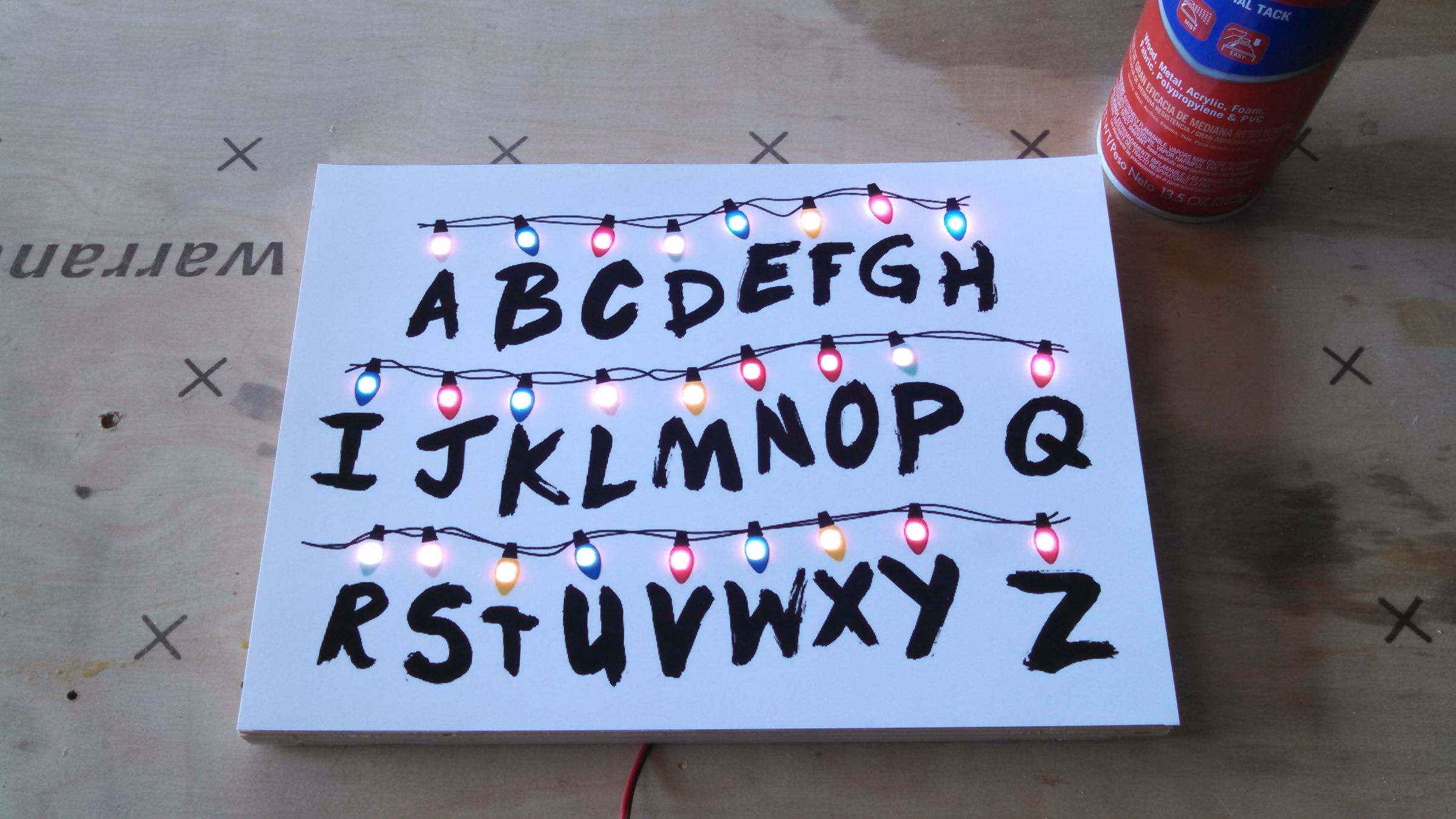 Stranger Things Interactive Wall Art : 7 Steps (with Pictures ...