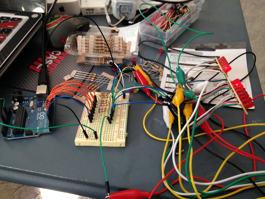 8 Led Larson Scanner With Arduino Instructables