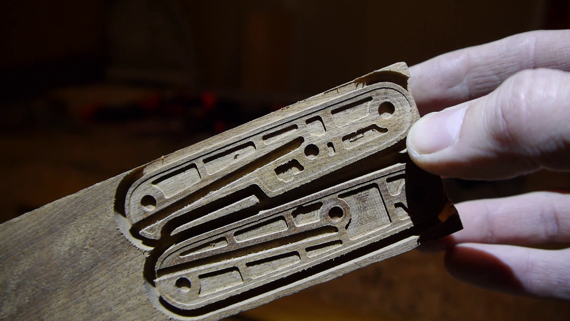 Making Custom Wooden Scales for 91mm Victorinox SAK, Using a CNC Router ...