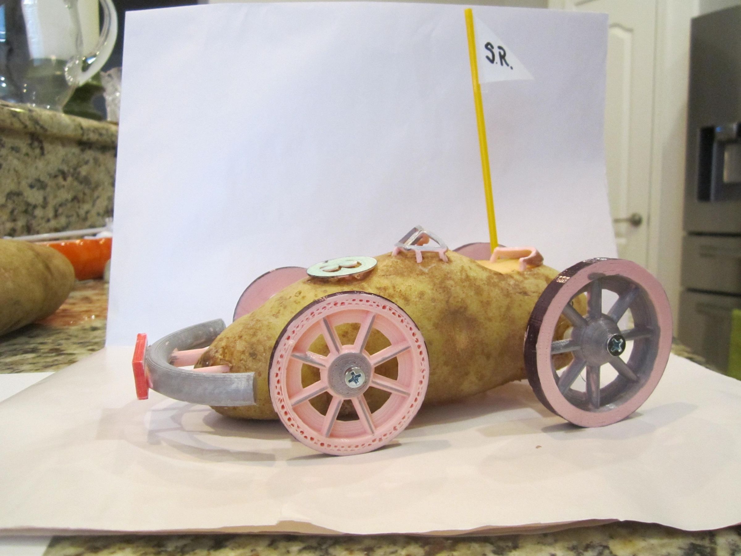 Spud Racer the Tinker CAD Series! : 5 Steps (with Pictures) - Instructables