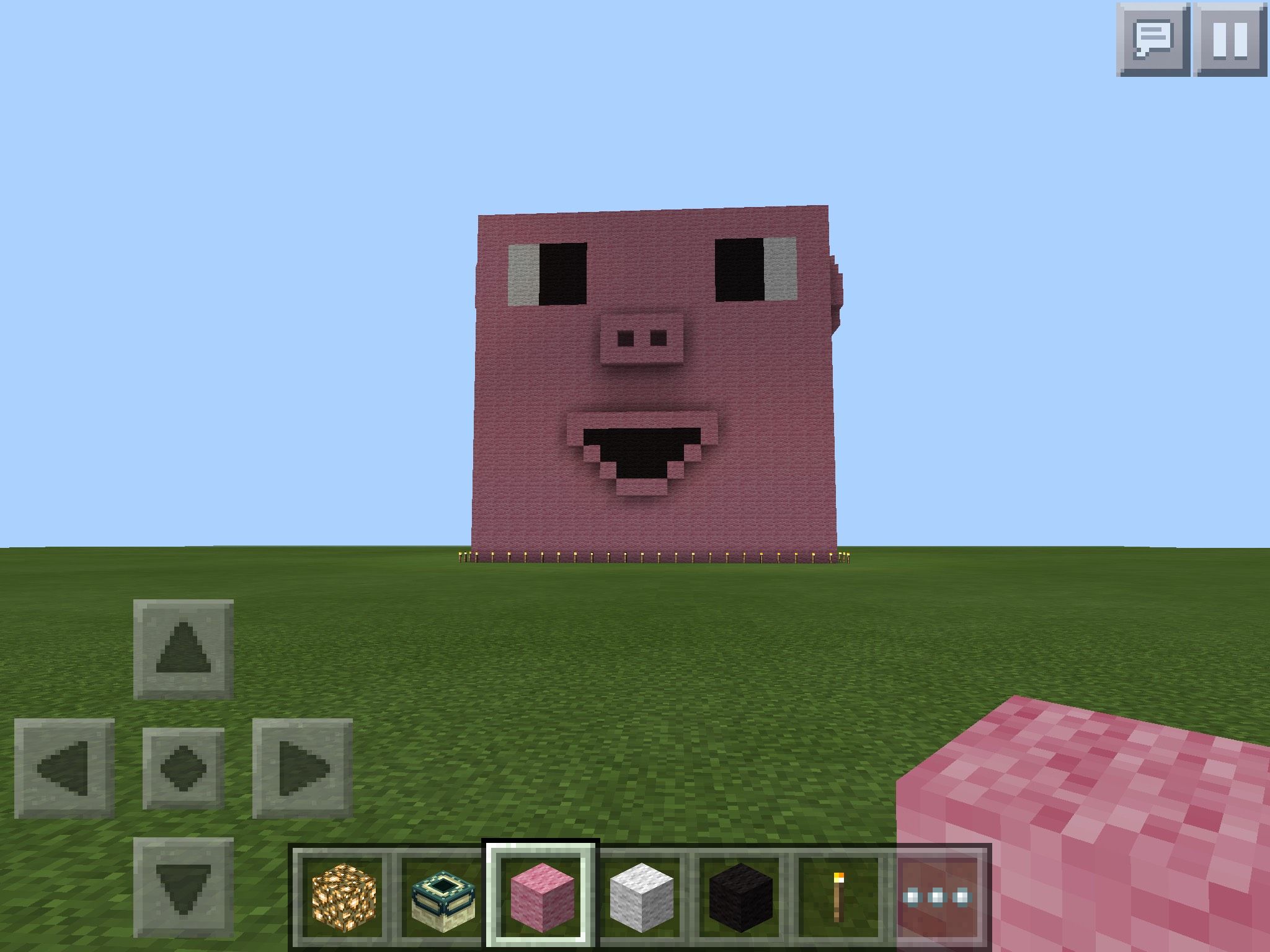 How To Draw A Minecraft Pig Face