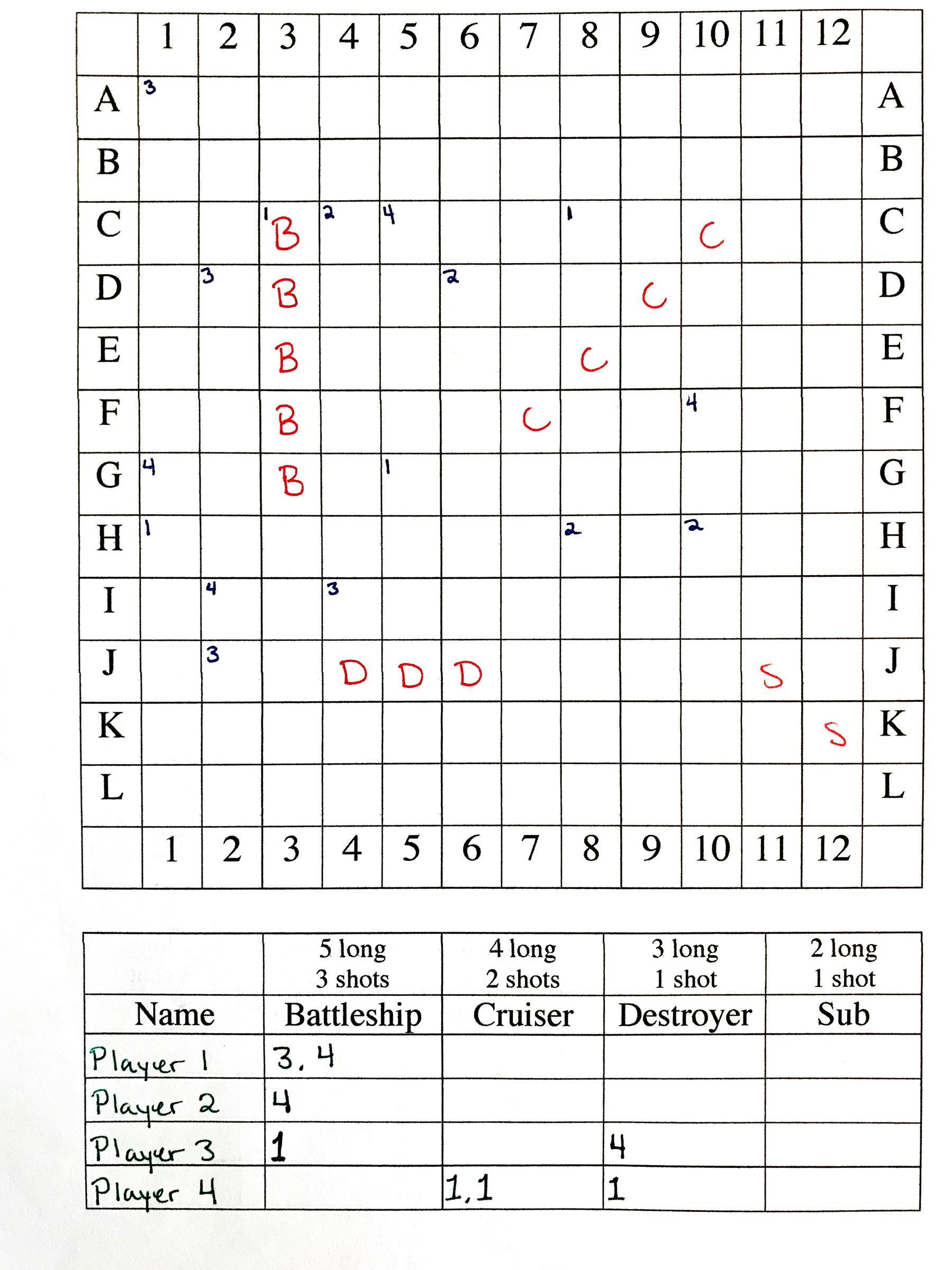 How to Play Paper Battleship : 9 Steps - Instructables