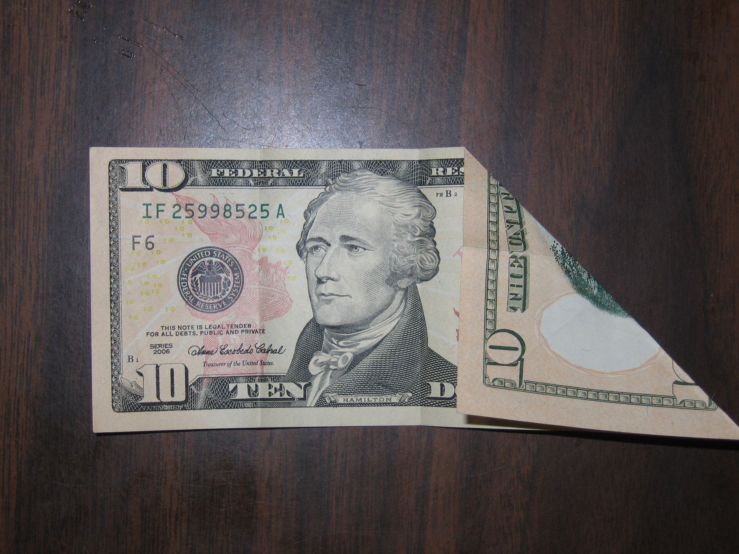 Fold a Dollar Bill Into an Impossibly Small Rectangle! : 14 Steps ...