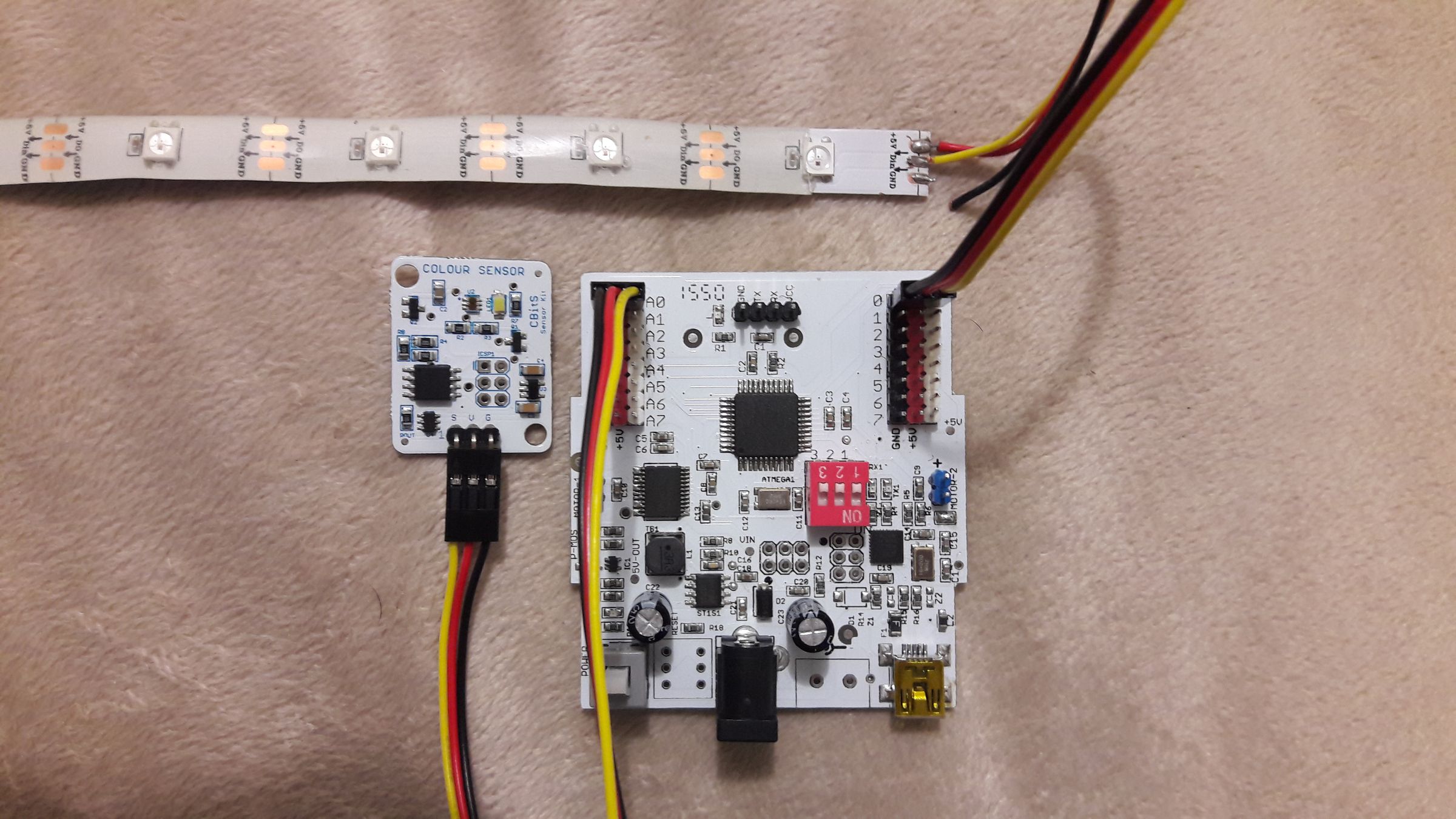 RGB LED Adaptive Camouflage (chameleon) Using Ebot / Arduino : 5 Steps ...