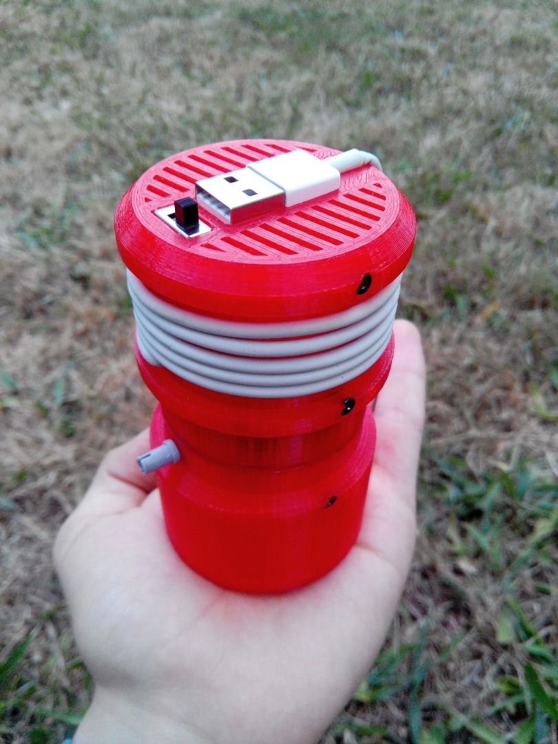 3D Print a Mini USB Vacuum Cleaner : 12 Steps (with Pictures ...