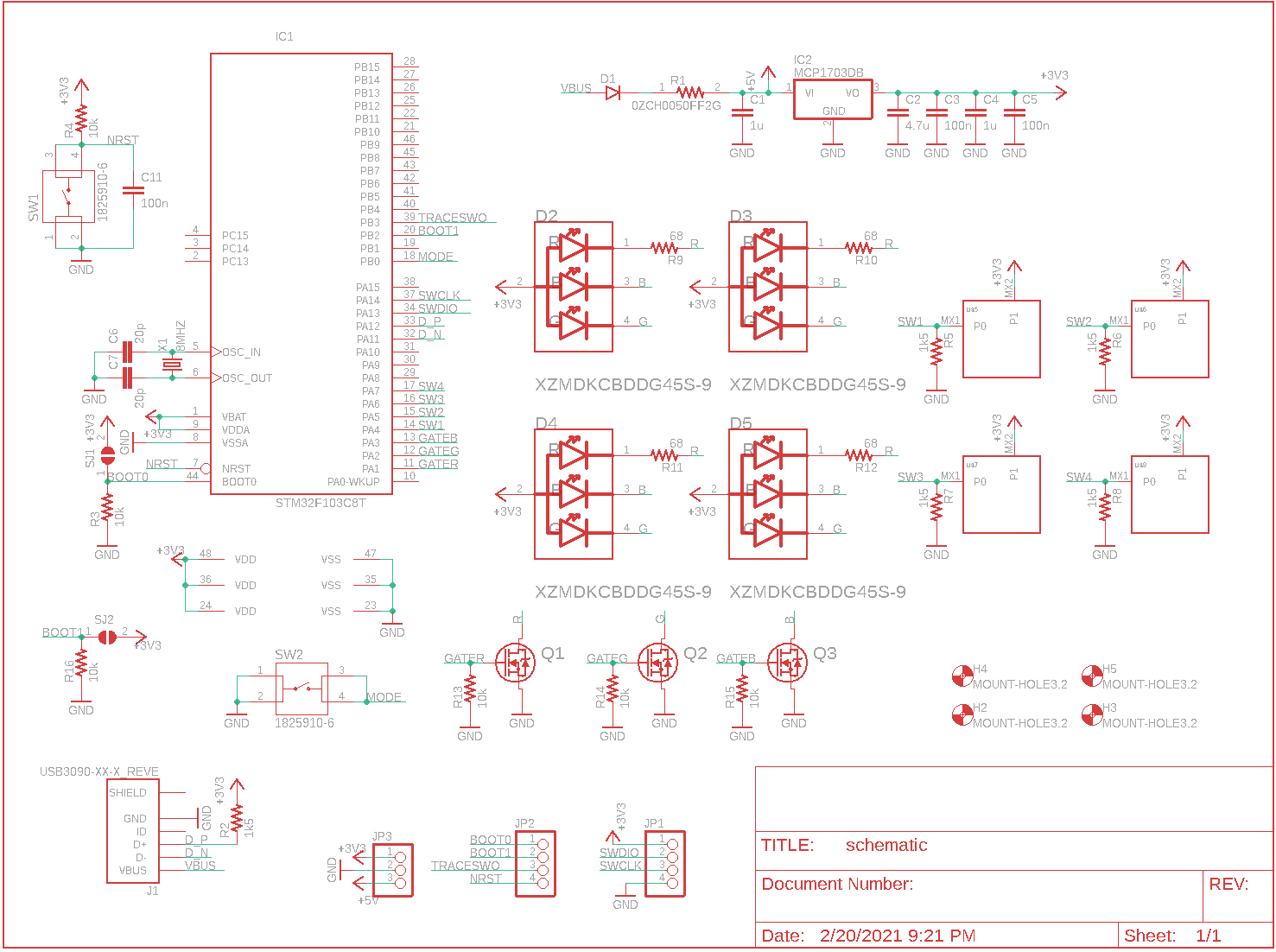 STM32-based Custom Gaming Keypad With RGB (Originally Made for Osu ...