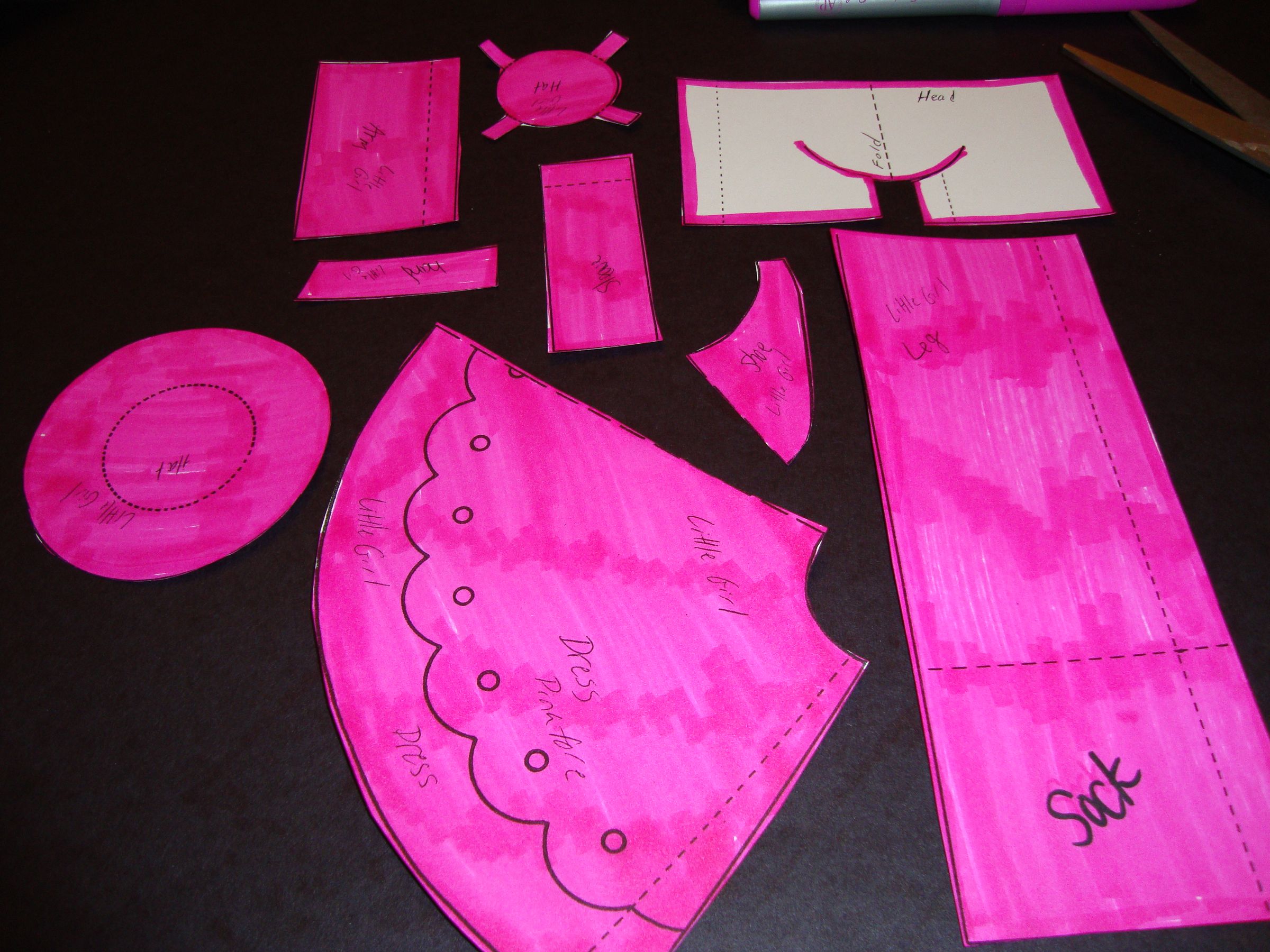 Goldie Locks (Little Girl) Paper Craft (Easy) : 14 Steps (with Pictures ...