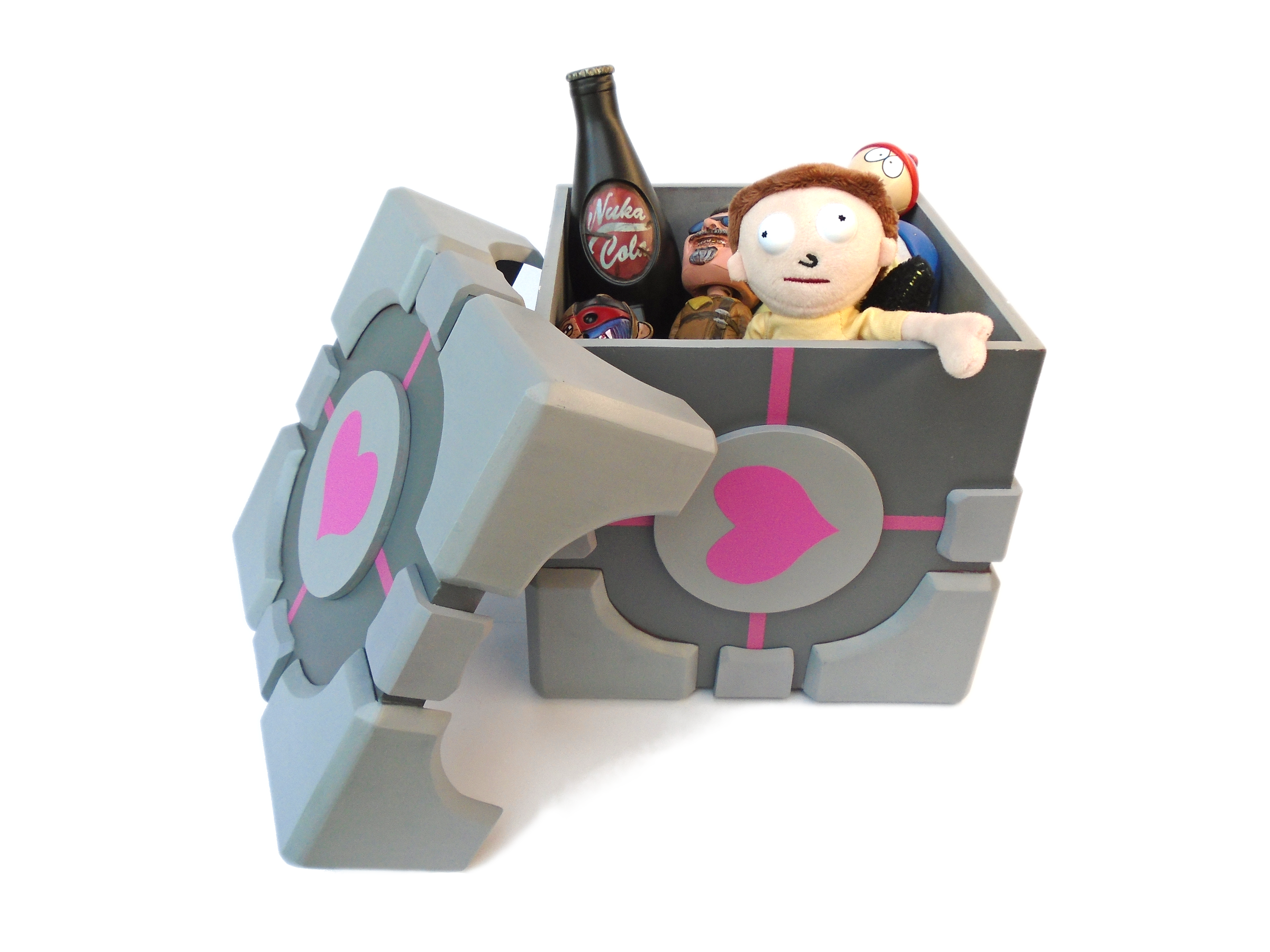 Portal: Companion Cube Storage Box : 9 Steps (with Pictures ...