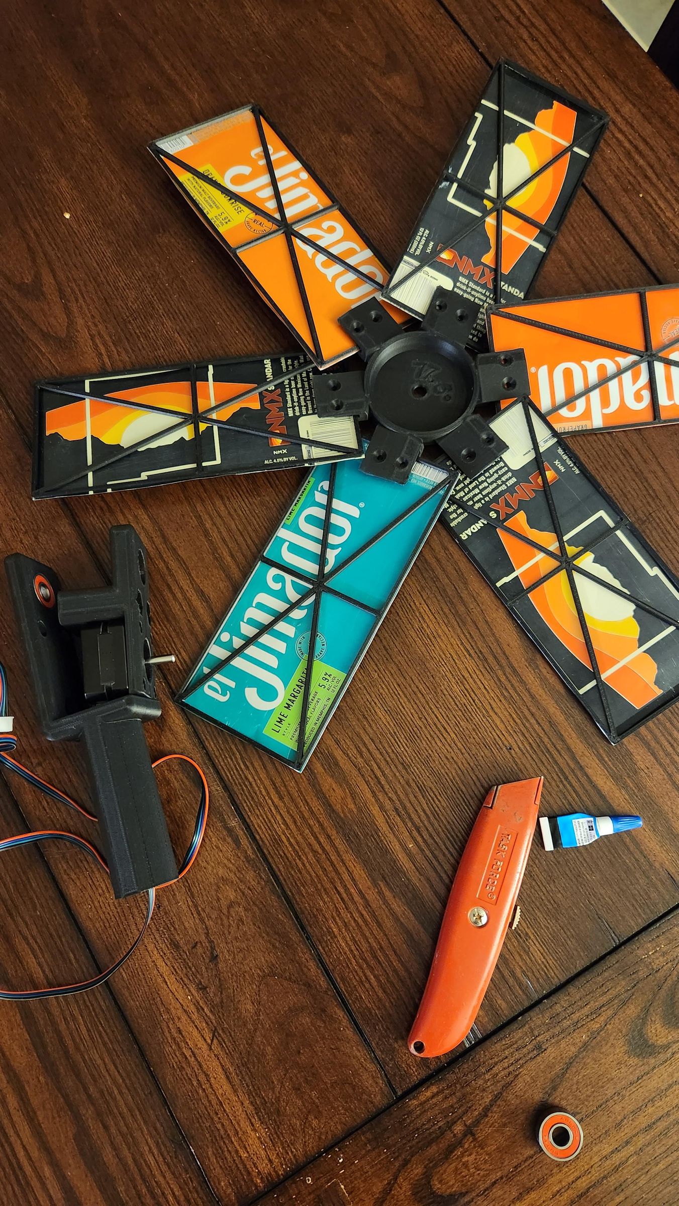 How to Recycle Soda Cans Into a Wind Turbine! (Generates Electricity ...