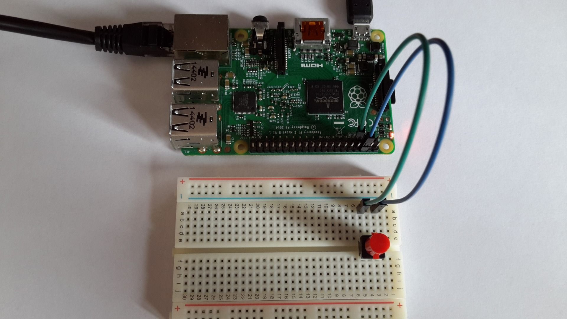 JavaScript for IoT: Controlling a Button on Raspberry Pi Via Node.js : 6 Steps - Instructables