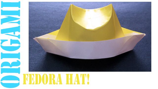 How to Make an Origami Fedora Hat! - Instructables