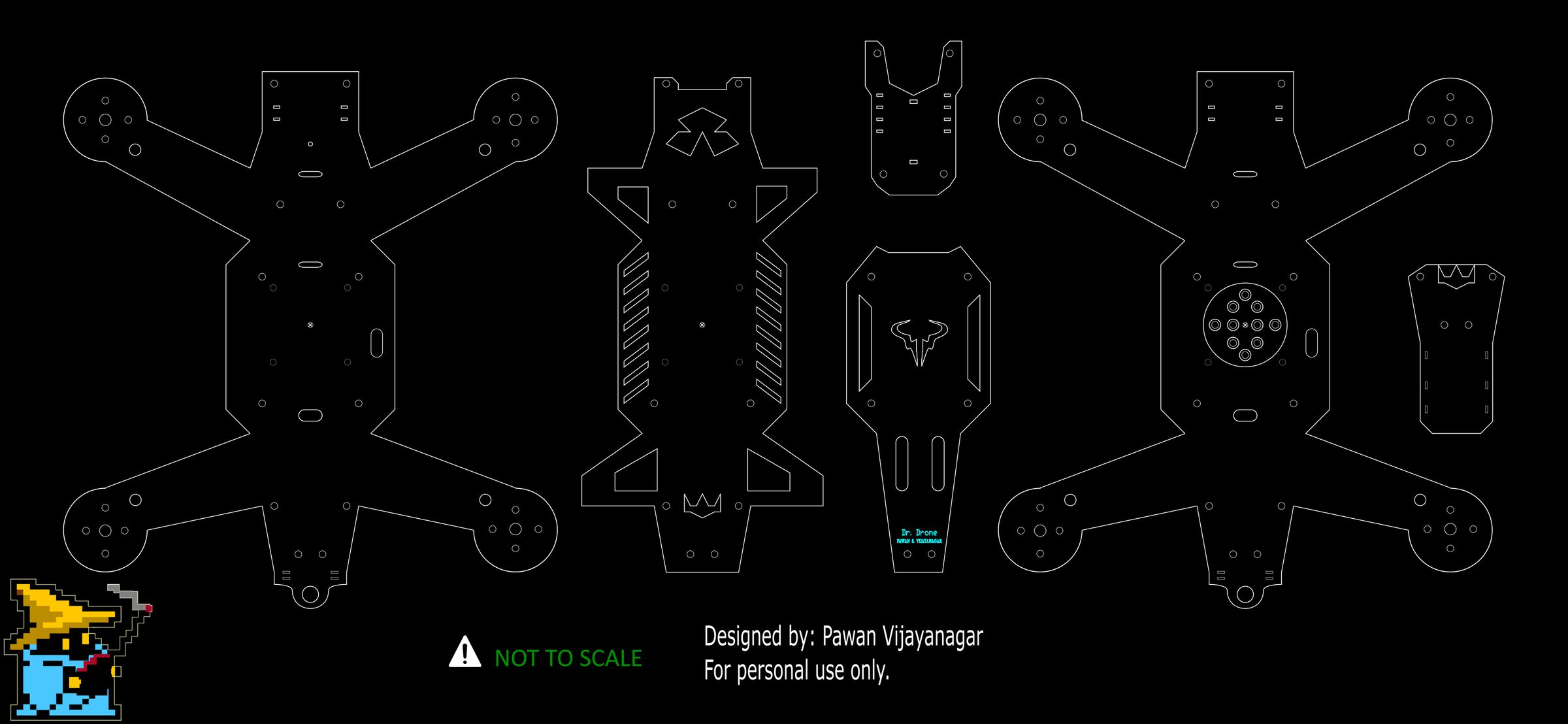 The 240 Class Laser Cut FPV Mini-Quadcopter! : 27 Steps (with Pictures ...